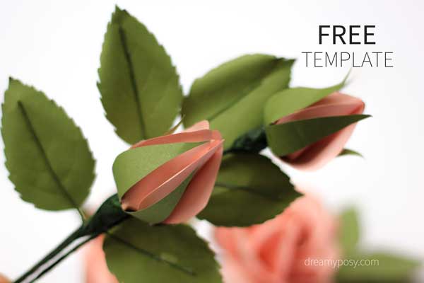 Easy To Make Best Paper Rose FREE Template And Tutorial Easy To Make Best Paper Rose FREE Template And Tutorial
