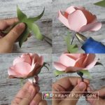 10+ tutorials to make paper rose, FREE templates, step by step