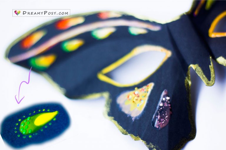 How to make easy paper masks, FREE template, so fast