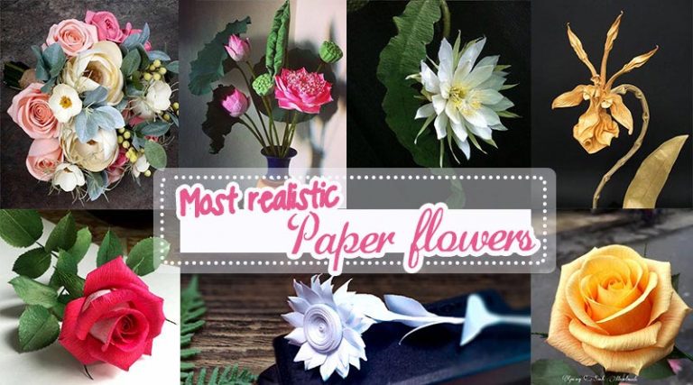 FREE paper flowers tutorials| How to make paper flowers step by step
