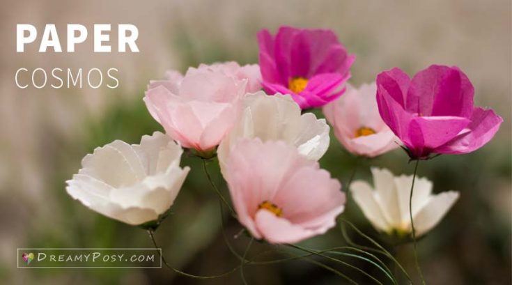 Tissue paper flowers | Free templates and tutorials