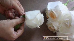 How to make a toilet paper rose ,so quick and realistic