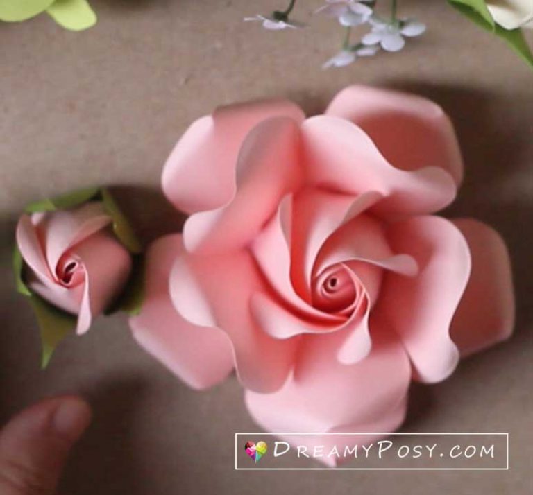 10+ tutorials to make paper rose, FREE templates, step by step