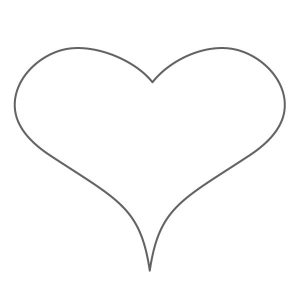 50+ free printable heart templates, JPEG and SVG, re-sizable.