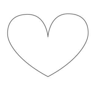 50+ free printable heart templates, JPEG and SVG, re-sizable.