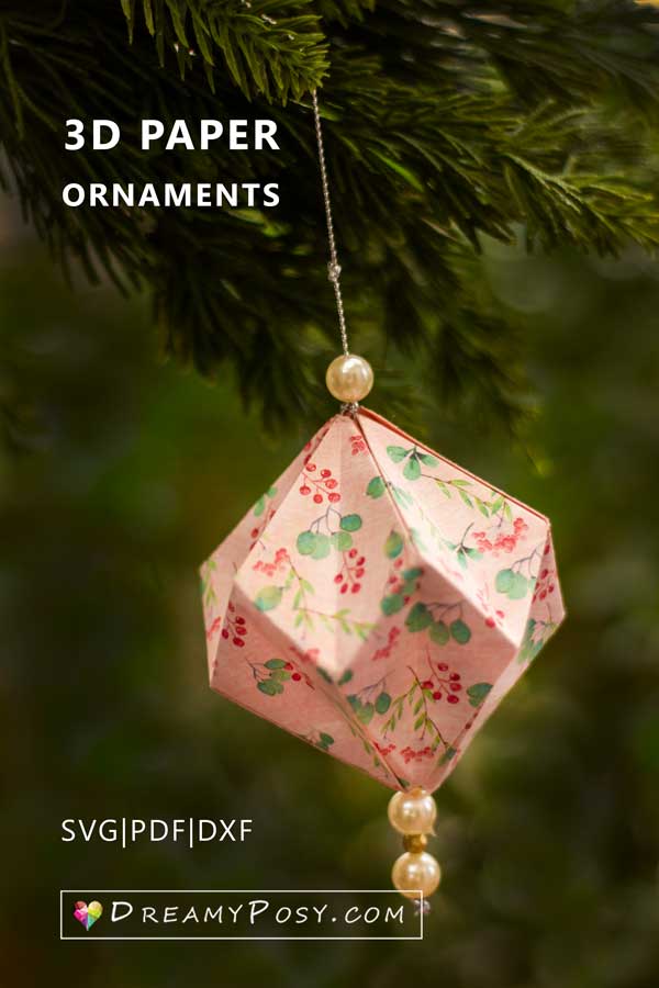Easy Cricut Ornaments With Free SVG Templates