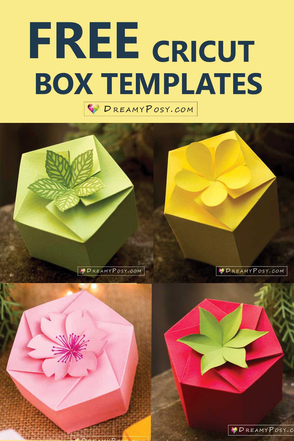 Paper box template collection with step by step tutorial