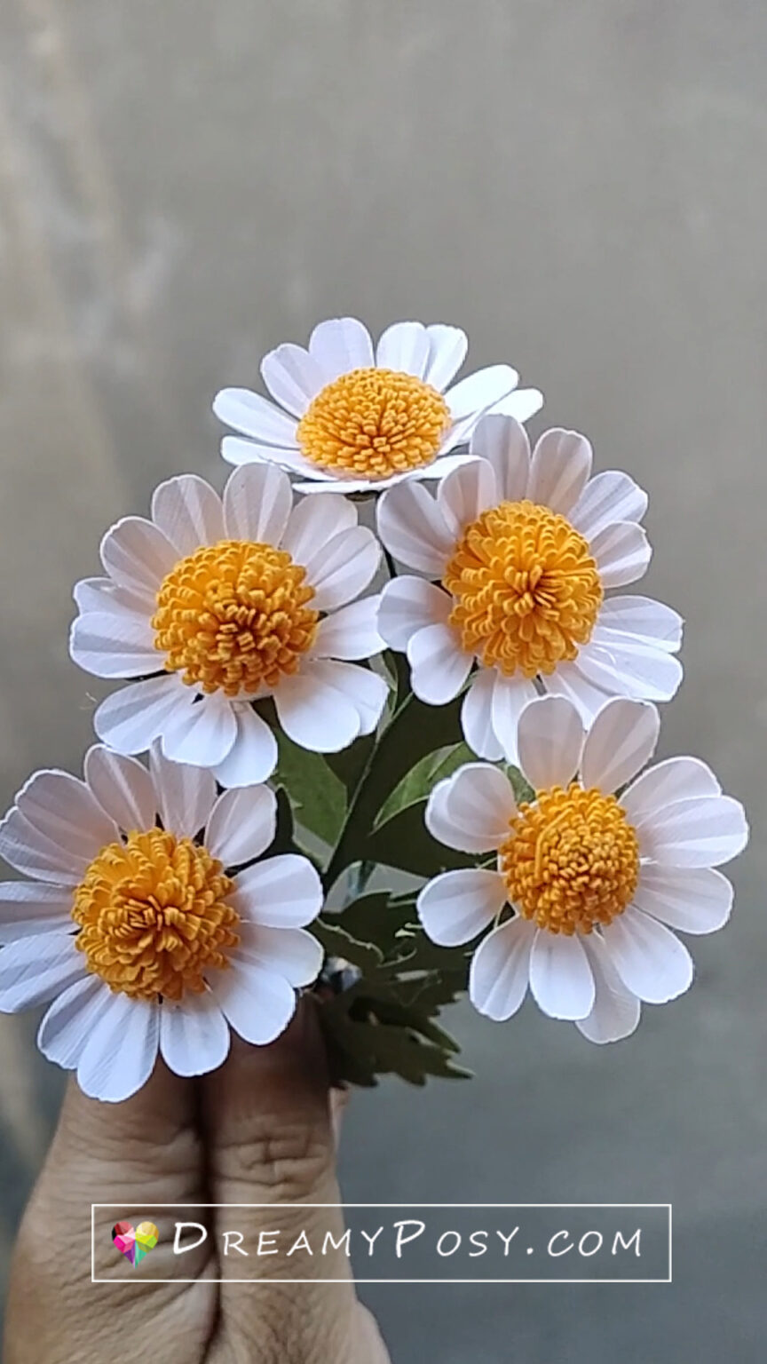 2 ways to make easy Daisy and Chamomile paper flowers, SVG|DXF|PNG ...
